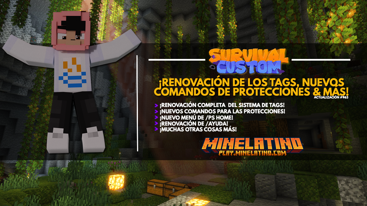#963 | ¡Renovación del sistema de tags, nuevos comandos de protecciones, nuevo menú de /ps home ...